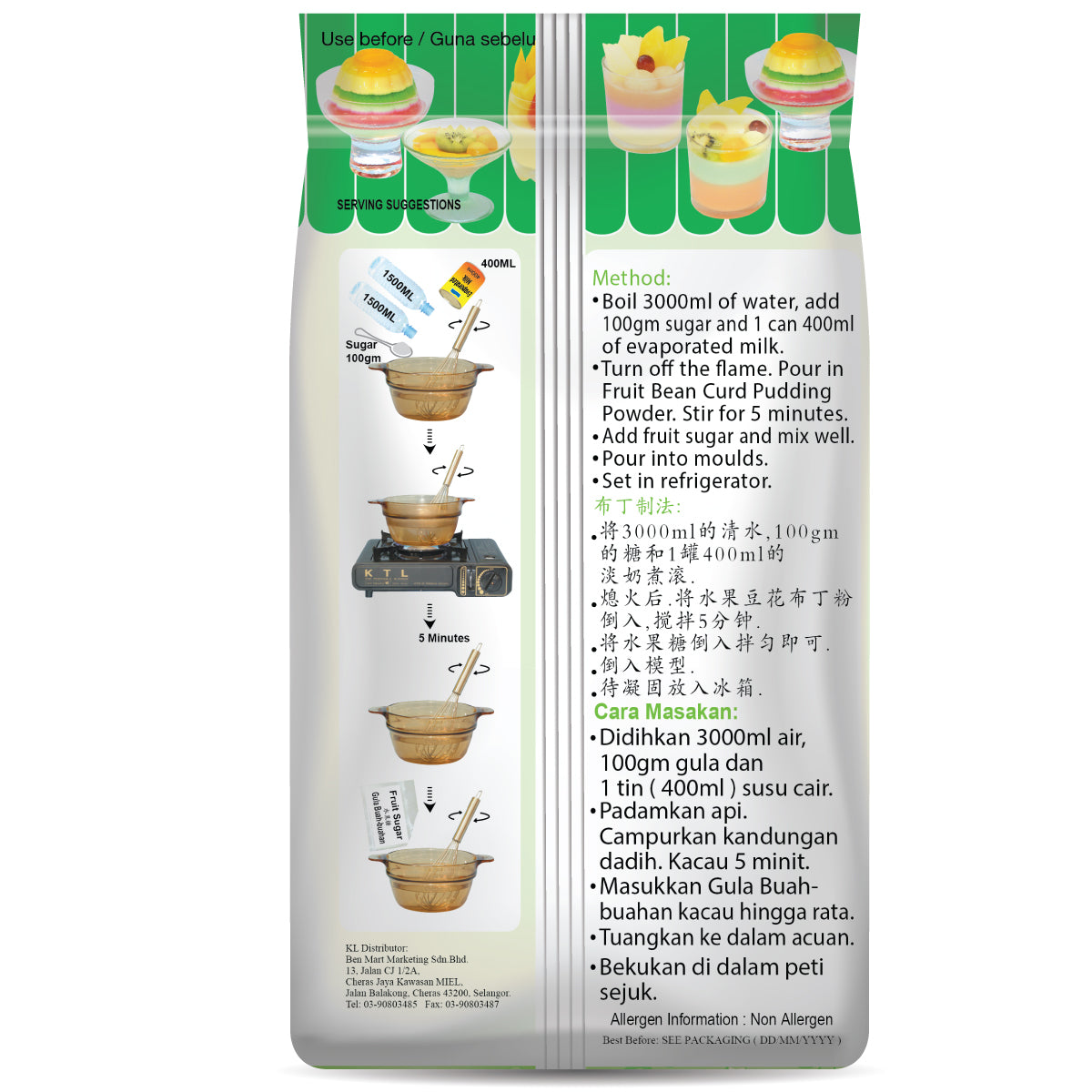 Dadih / Fruit Beancurd Pudding Powder – Happy Grass SG